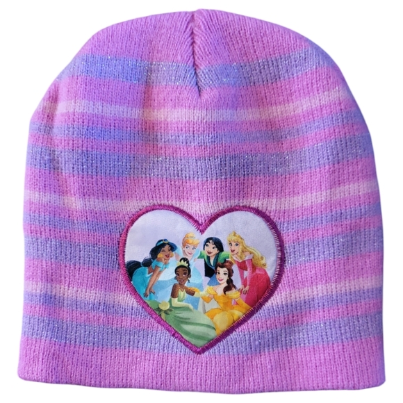 Disney | Accessories | Disney Princesses Pink Purple Striped Girls ...